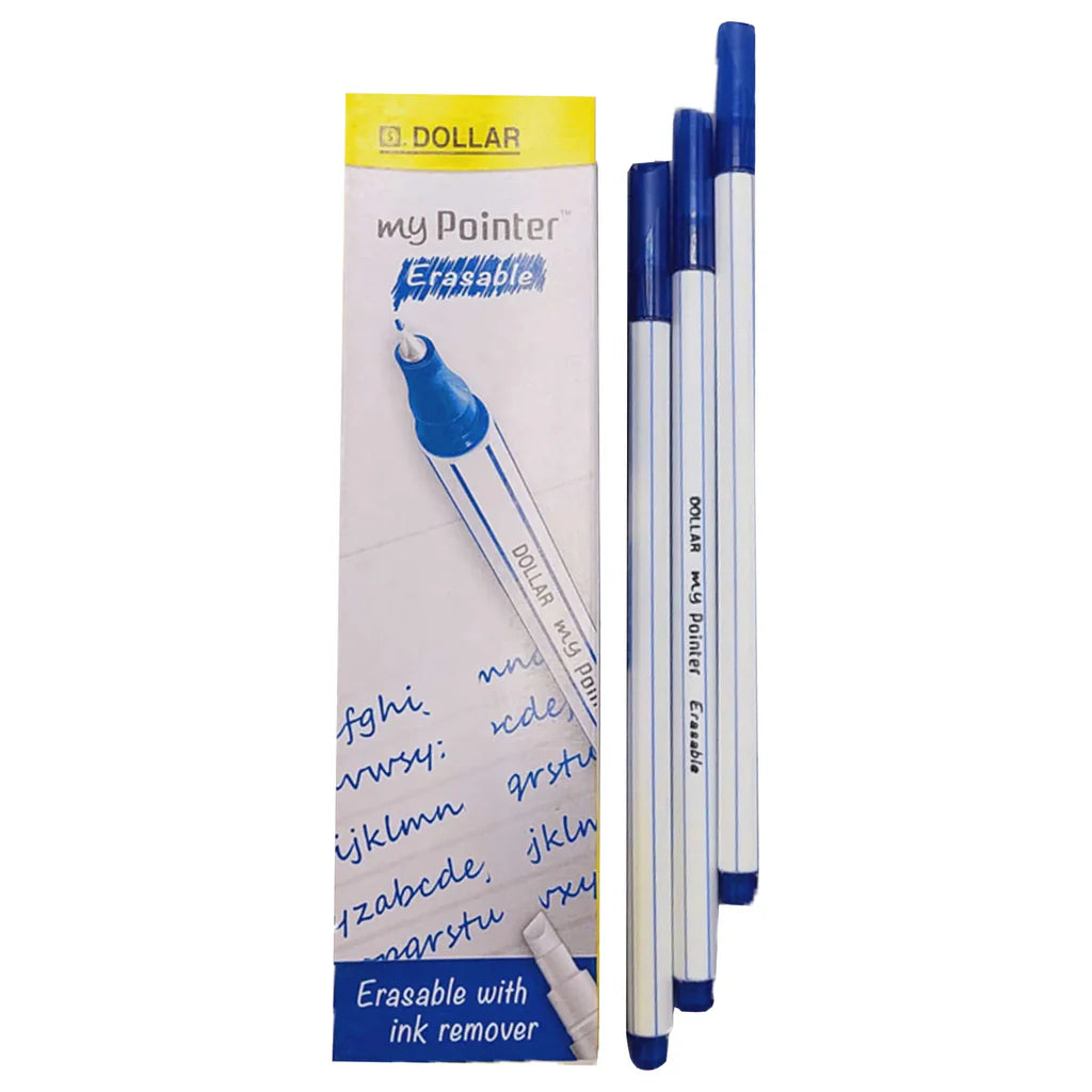 Dollar Blue New My Pointer Erasable [IS][1PC] – KATIB - Paper and Stationery at your doorstep