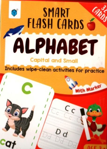 Smart Flash Cards-Alphabet : Get FREE delivery and huge discounts @ katib.pk – KATIB - Paper and ...