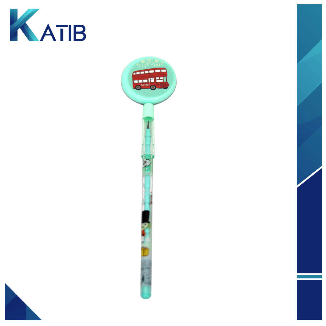 Round Fancy Lead Pencil [PD][1Pc] – KATIB - Paper and Stationery at ...
