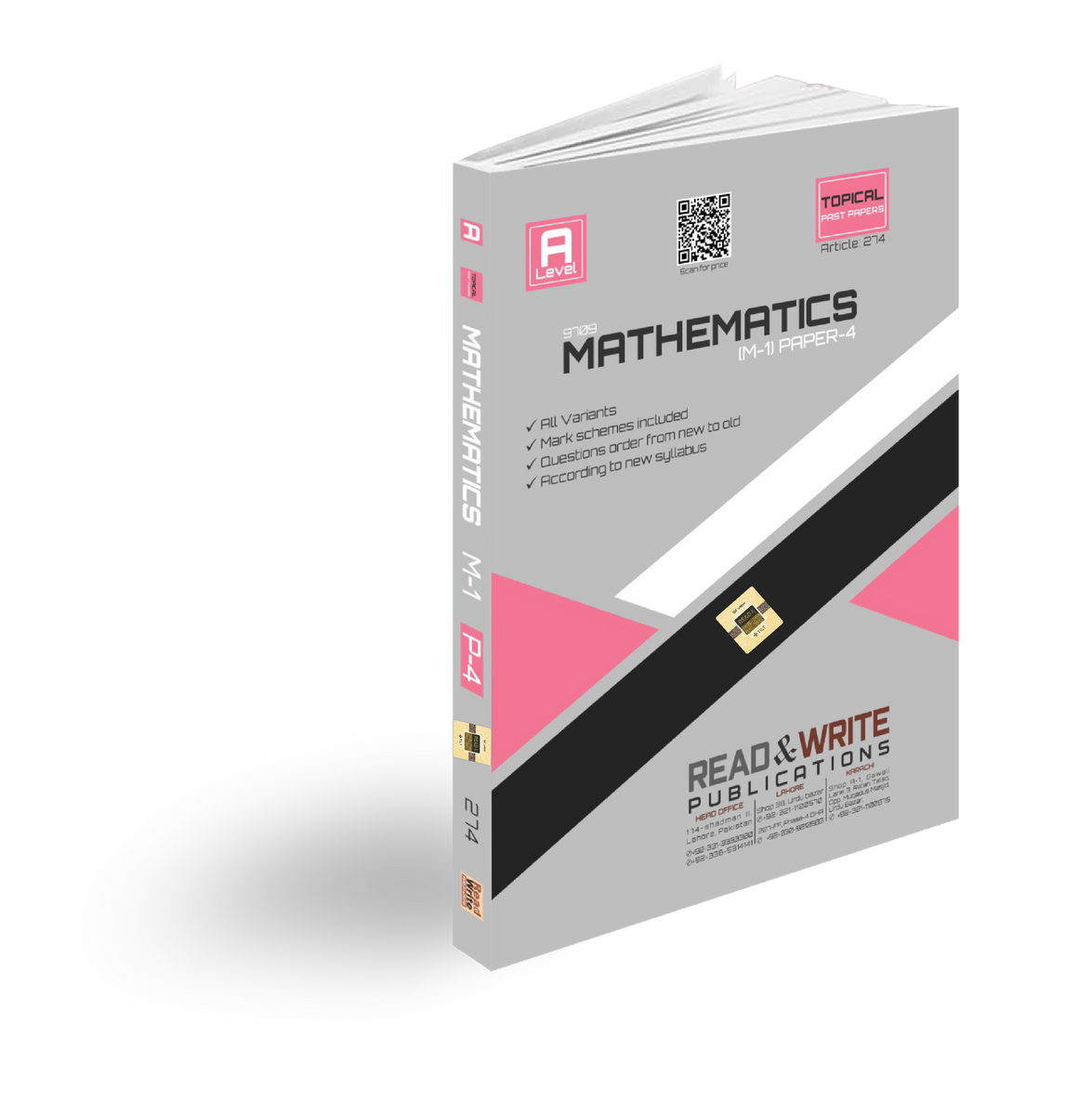 274 Mathematics A Level Paper 4 (M1) Topical Past Papers [IP] – KATIB ...