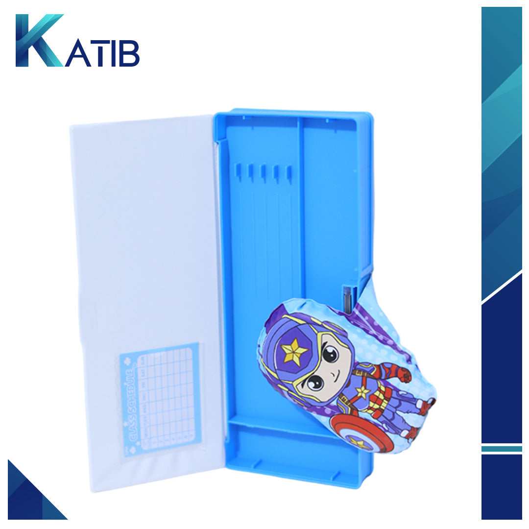 Super Hero Pencil Box [1Pc][PD] – KATIB - Paper and Stationery at your ...