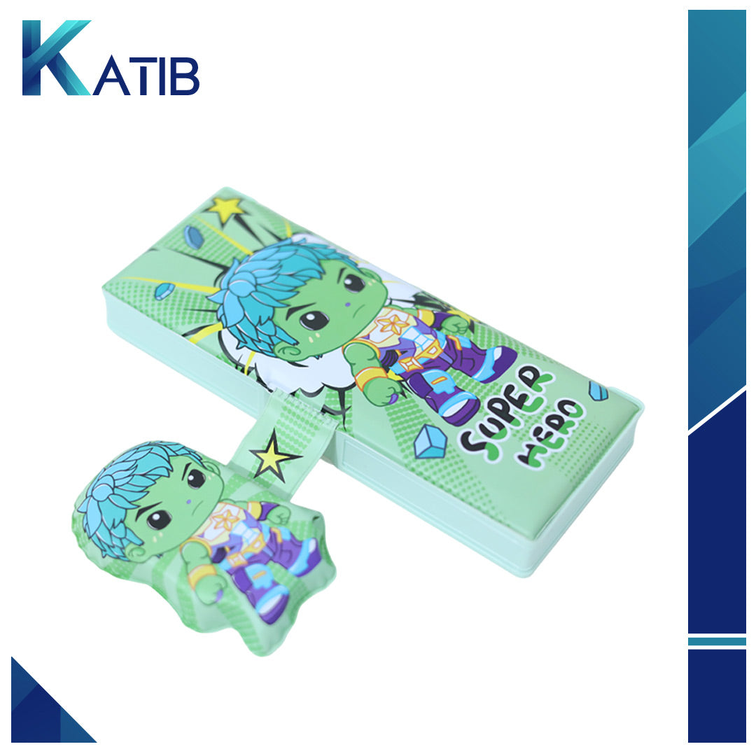 Super Hero Pencil Box [1Pc][PD] (Copy) – KATIB - Paper and Stationery ...