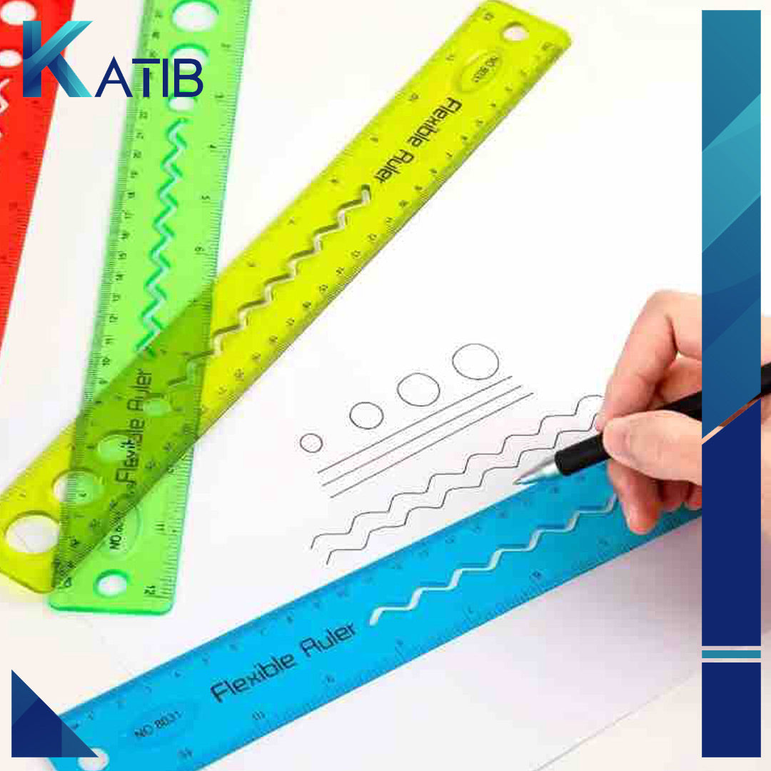 Flexible Scale/Ruler - 12inch [PD] [1Pc] – KATIB - Paper and Stationery ...