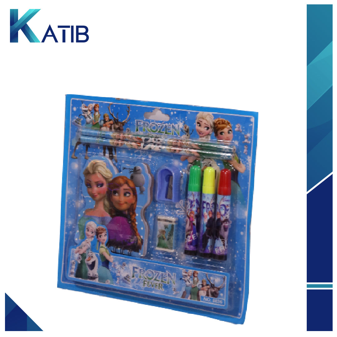 FROZEN Stationary Pack With 3 Markers [PD][1Pc] – KATIB - Paper and ...
