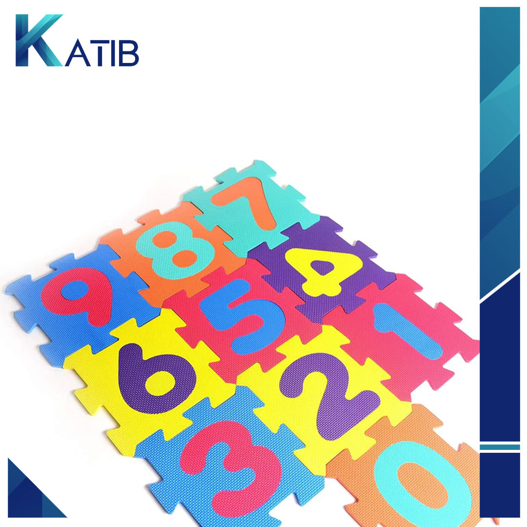 Numbers Rubber EVA Foam Puzzle Play Mat Floor[PD][1 Pack] – KATIB ...