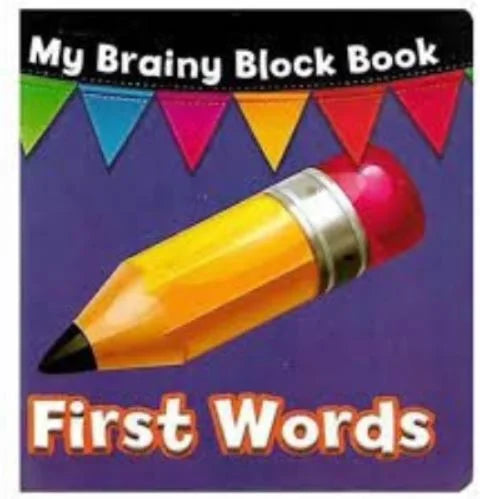 MY BRAINY BLOCK BOOK: FIRST WORDS : Get FREE delivery and huge ...