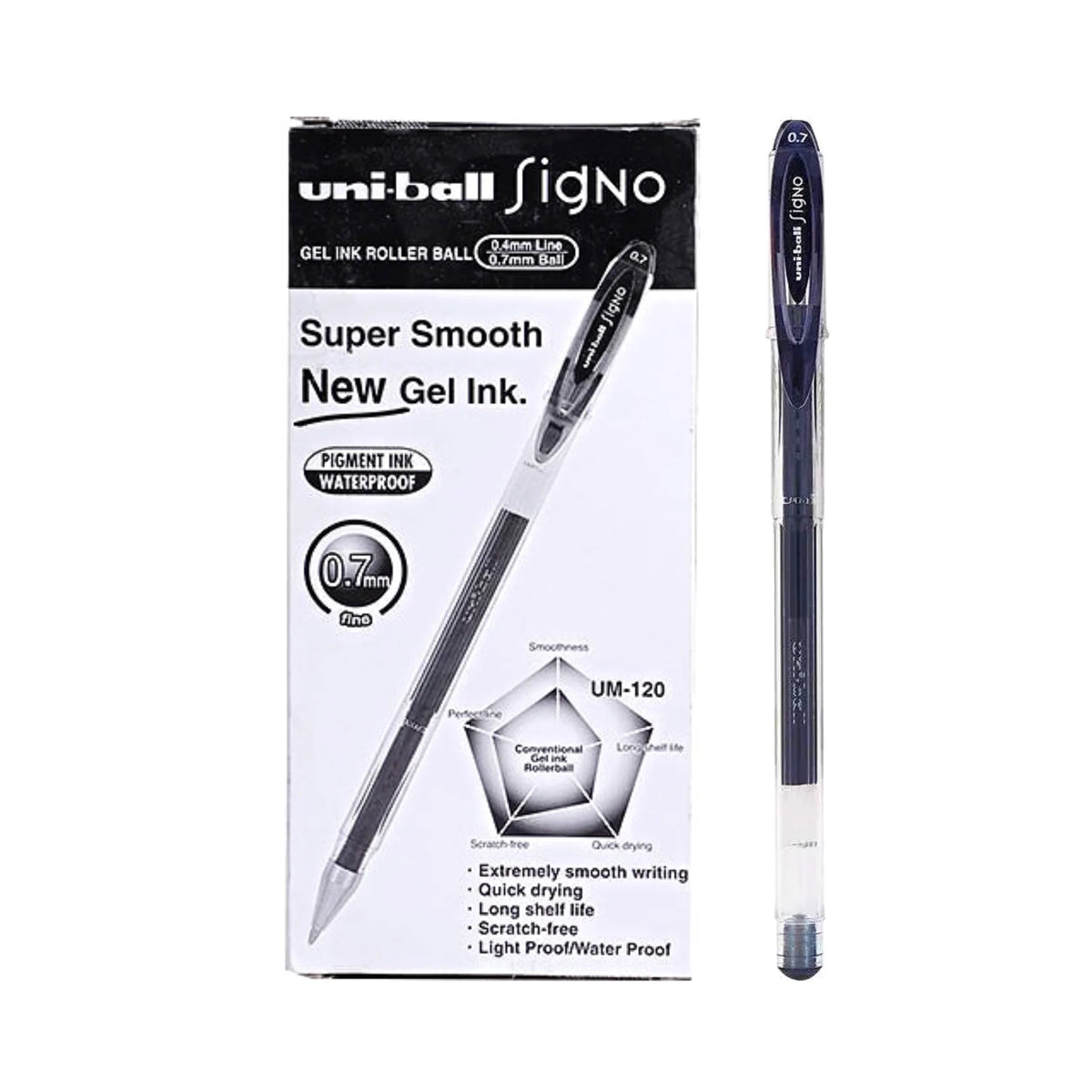 UNIBALL GI Signo 0.7mm Black [IS][1Pc] – KATIB - Paper and Stationery ...