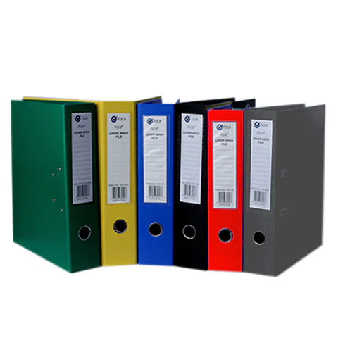 Tick Box Lever File Yellow [COB][1Pc] – KATIB - Paper and Stationery at ...