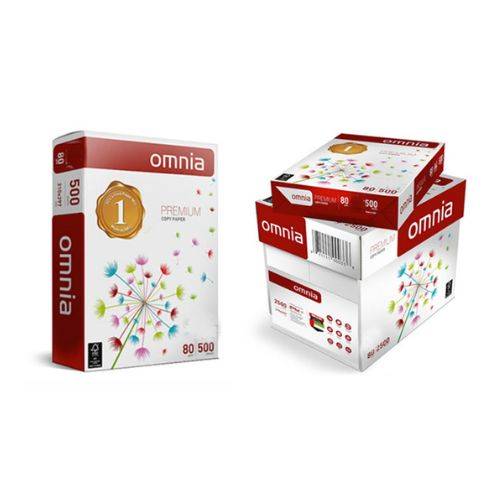 Omnia 80GSm A4 Printing Paper [REAM] – KATIB - Paper and Stationery at ...