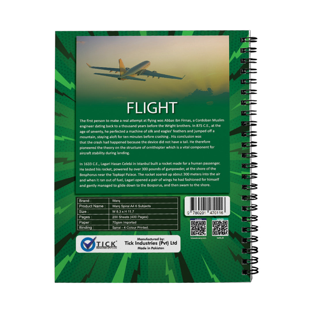 Warq Spiral 6 Subject [COB][1Pc] : Get FREE delivery and huge discounts ...