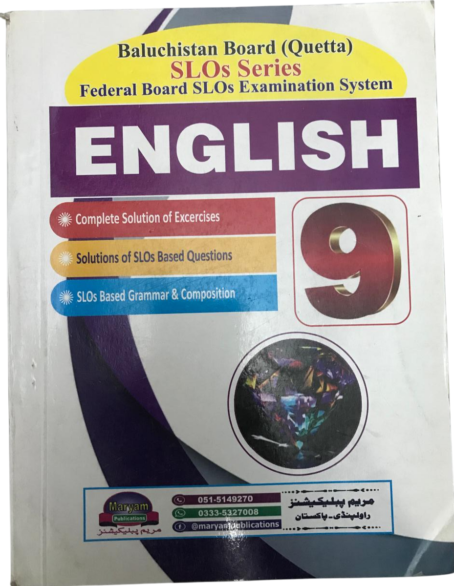 Text Book of English 9 Balochistan [PD] – KATIB - Paper and Stationery ...