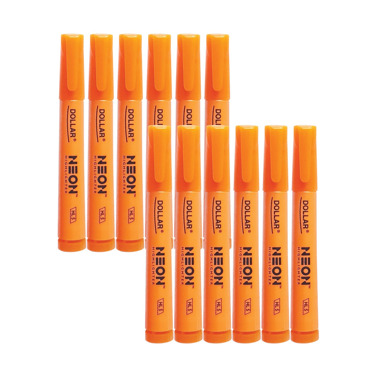 Dollar Neon Orange Highlighter 5mm [IS][1PC] – KATIB - Paper and ...