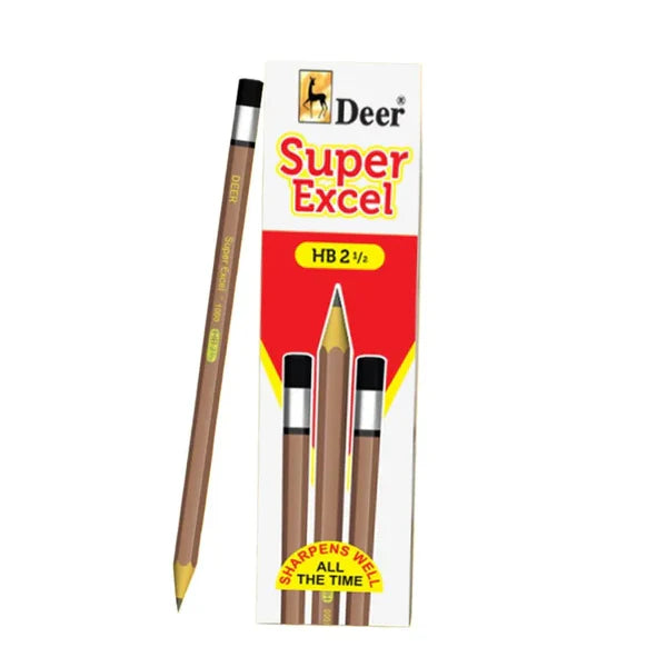 Deer Super Excel Lead Pencil 1000-HB Pack Of 12 [PD] – KATIB - Paper ...