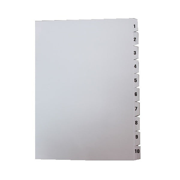 Card File Separator A4 1 to 10 [IS][1Pack] – KATIB - Paper and ...