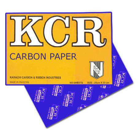 KCR Blue Carbon Paper [IS][1Pack] – KATIB - Paper and Stationery at ...