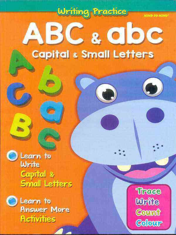 WRITING PRACTICE: ABC & abc CAPITAL & SMALL LETTERS : Get FREE delivery ...
