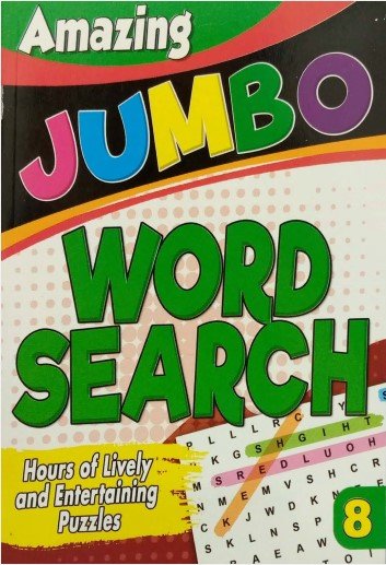AMAZING JUMBO WORD SEARCH BOOK 8 : Get FREE delivery and huge discounts ...