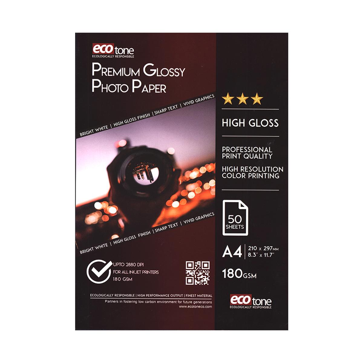 Single Side Glossy Photo Paper A4 [IP][1Pack] : Get FREE delivery and ...
