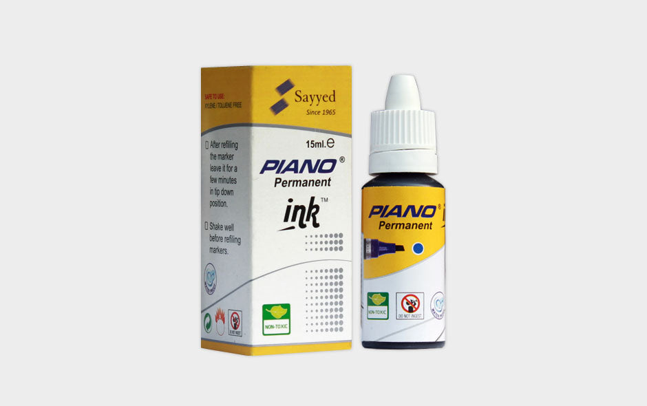 Piano Blue Permanent Marker Ink 15ml [IP] – KATIB - Paper and ...